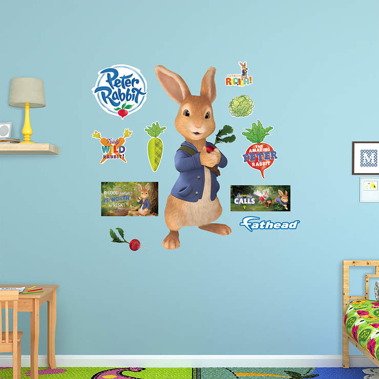 Peter Rabbit Wall Decal | Shop Fathead® for Peter Rabbit Decor Peter Rabbit Wall Decal | Shop Fathead® for Peter Rabbit Decor
